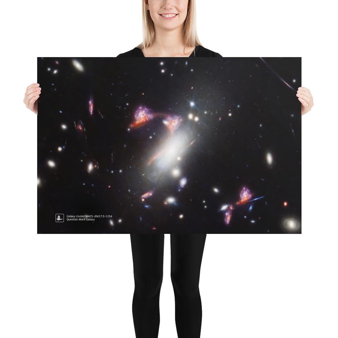 Question Mark Galaxy (james Webb/jwst) — Space Poster, Science Poster ...