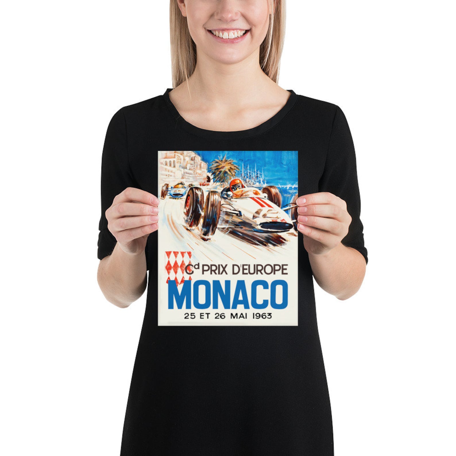 Monaco Vintage F1 Grand Prix 1963 Poster Vintage Formula 1 - Etsy