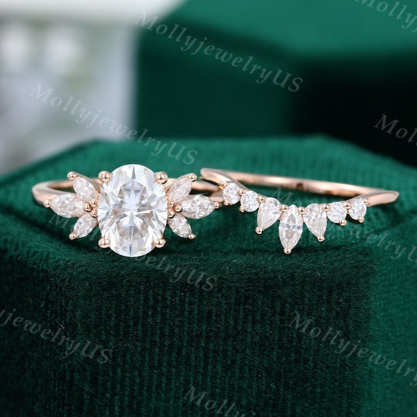 Engagement Ring Set - Etsy