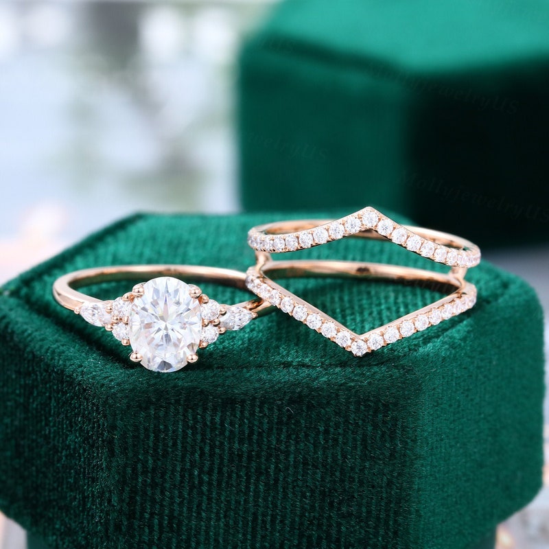 Engagement Ring Set - Etsy