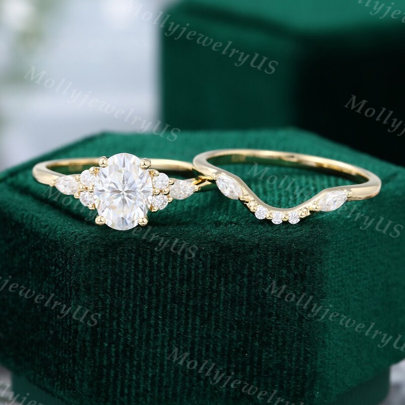 Engagement Ring Set - Etsy