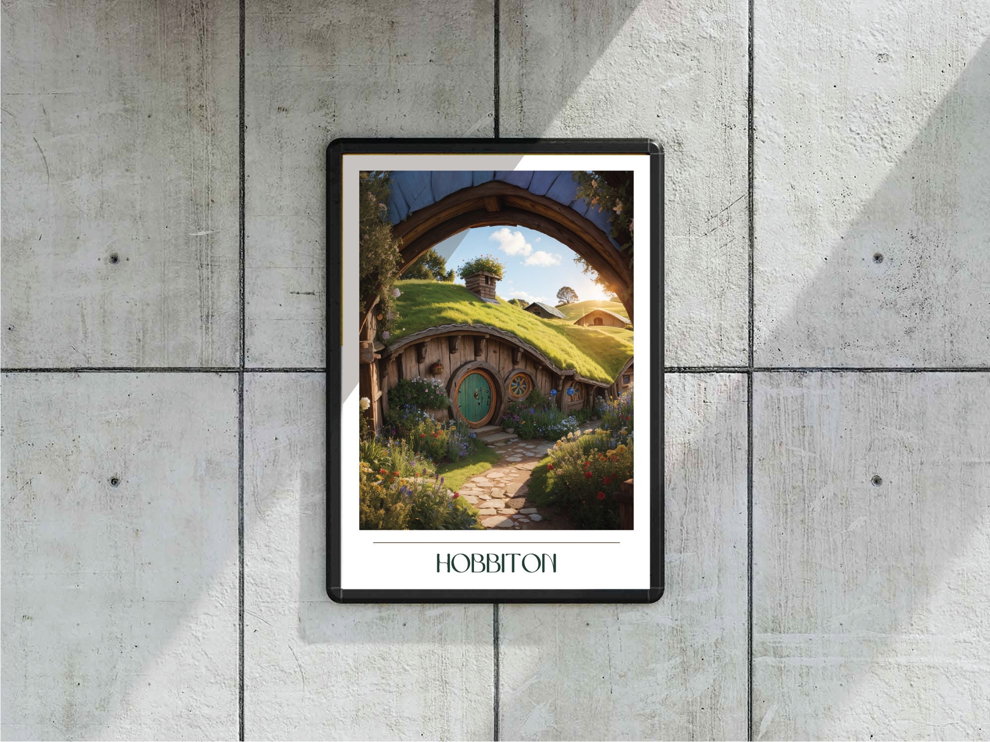 Hobbiton Poster, Hobbit House, Hobbits, Hobbit, Hobit, Instant Download ...