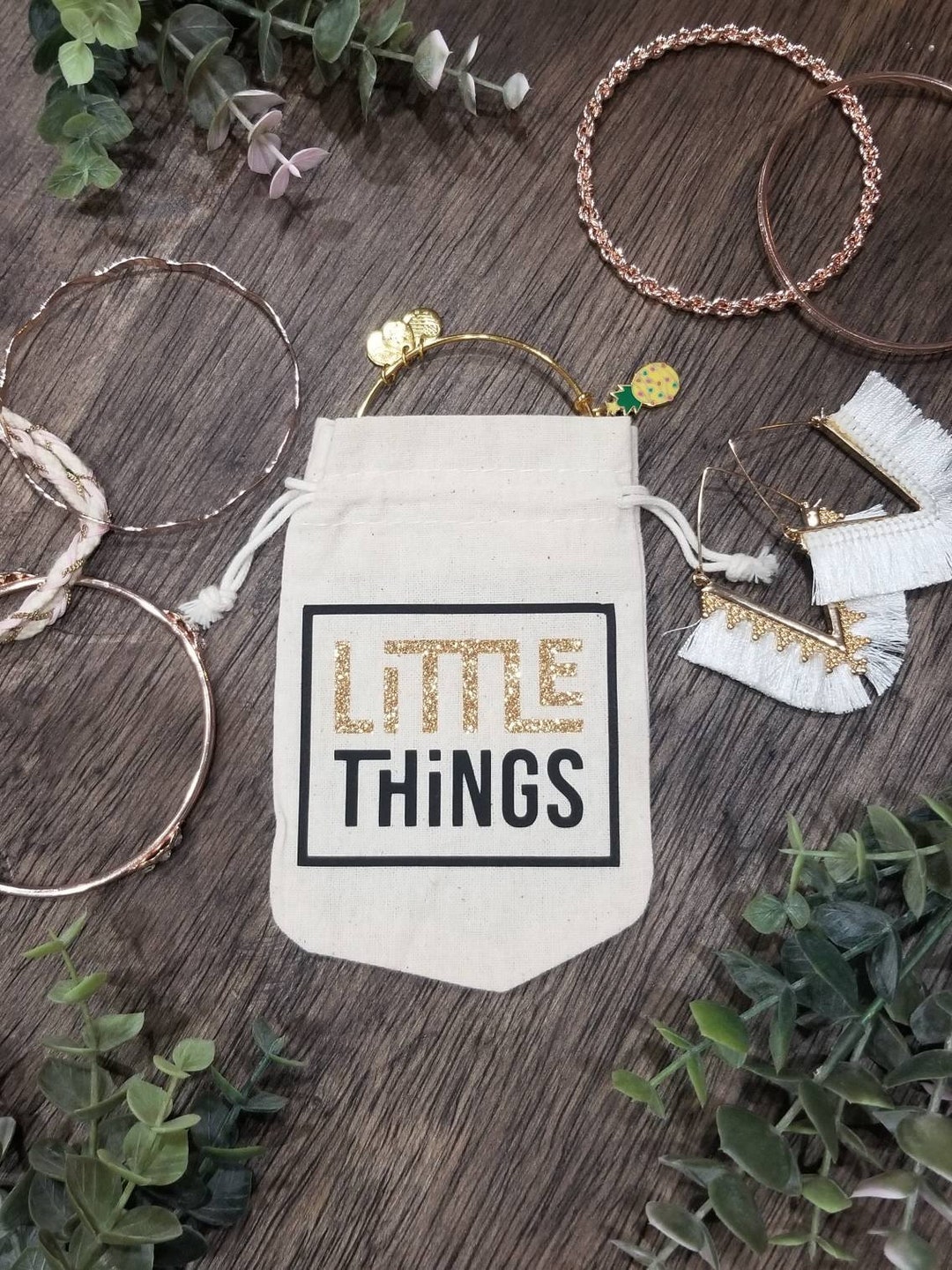 Tiny Little Things // Crystal Holder // Jewerly Pouch Holder - Etsy