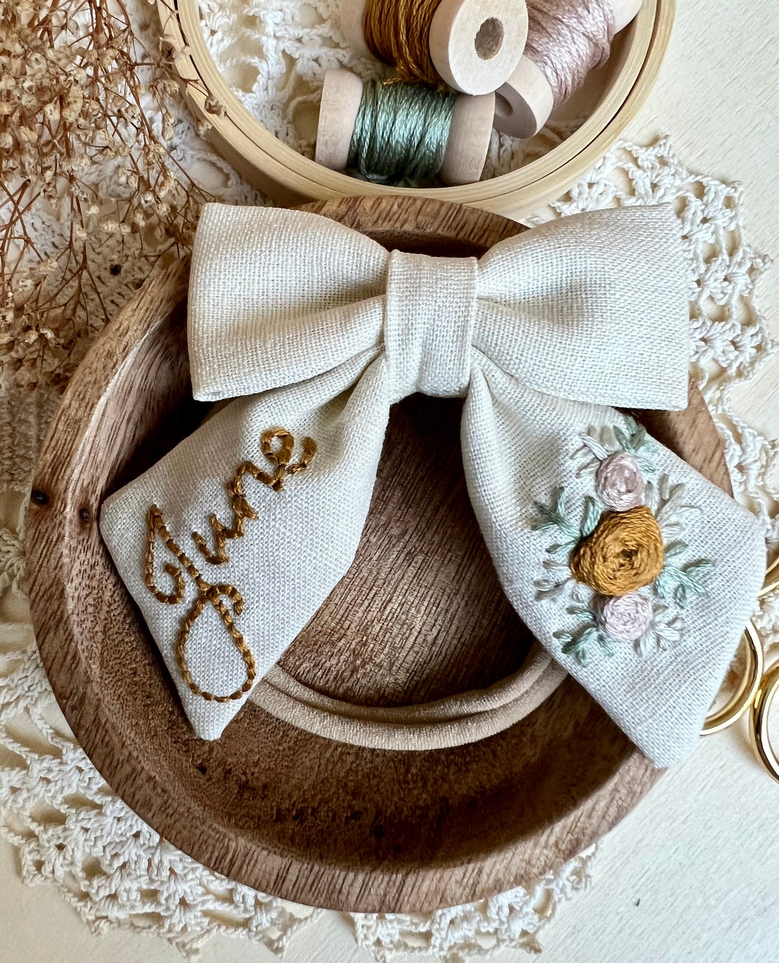 Simple and Sweet Keepsake Bow - Etsy