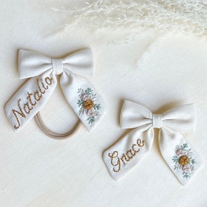 Simple and Sweet Keepsake Bow - Etsy