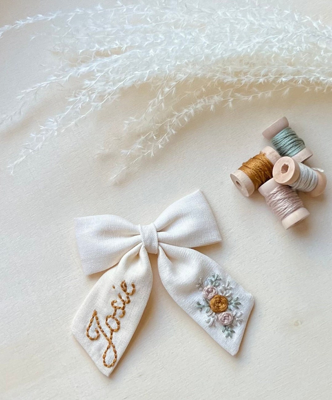 Simple and Sweet Keepsake Bow - Etsy