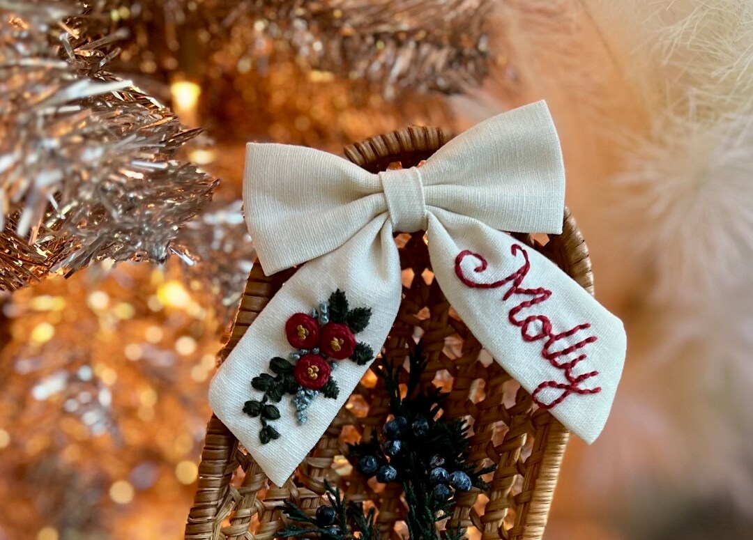 Classic Holiday Keepsake Bow - Etsy