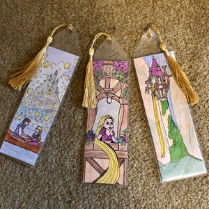 Tangled Bookmarks - Etsy