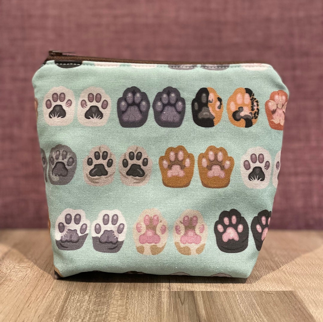 Cat Paw Zipper Pouch - Etsy