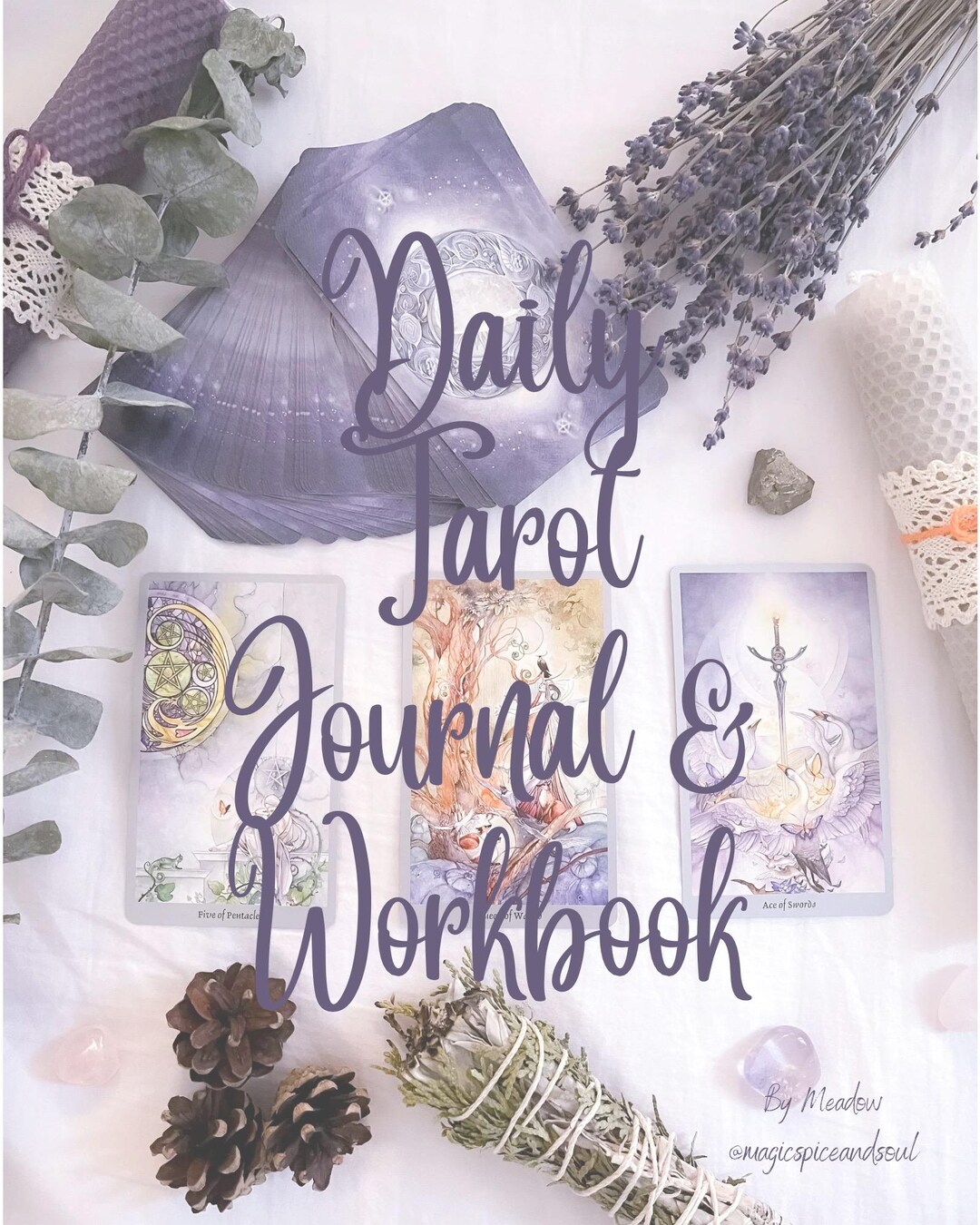105 Page Digital Printable Daily Tarot Tracker Planner Journal Diary - Etsy