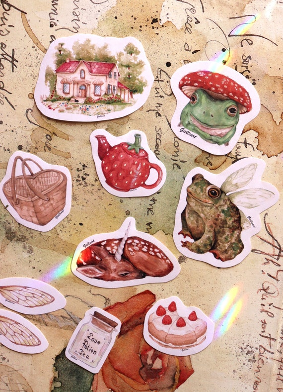 Cottagecore Stickers Goblincore Sticker Aesthetic | Etsy