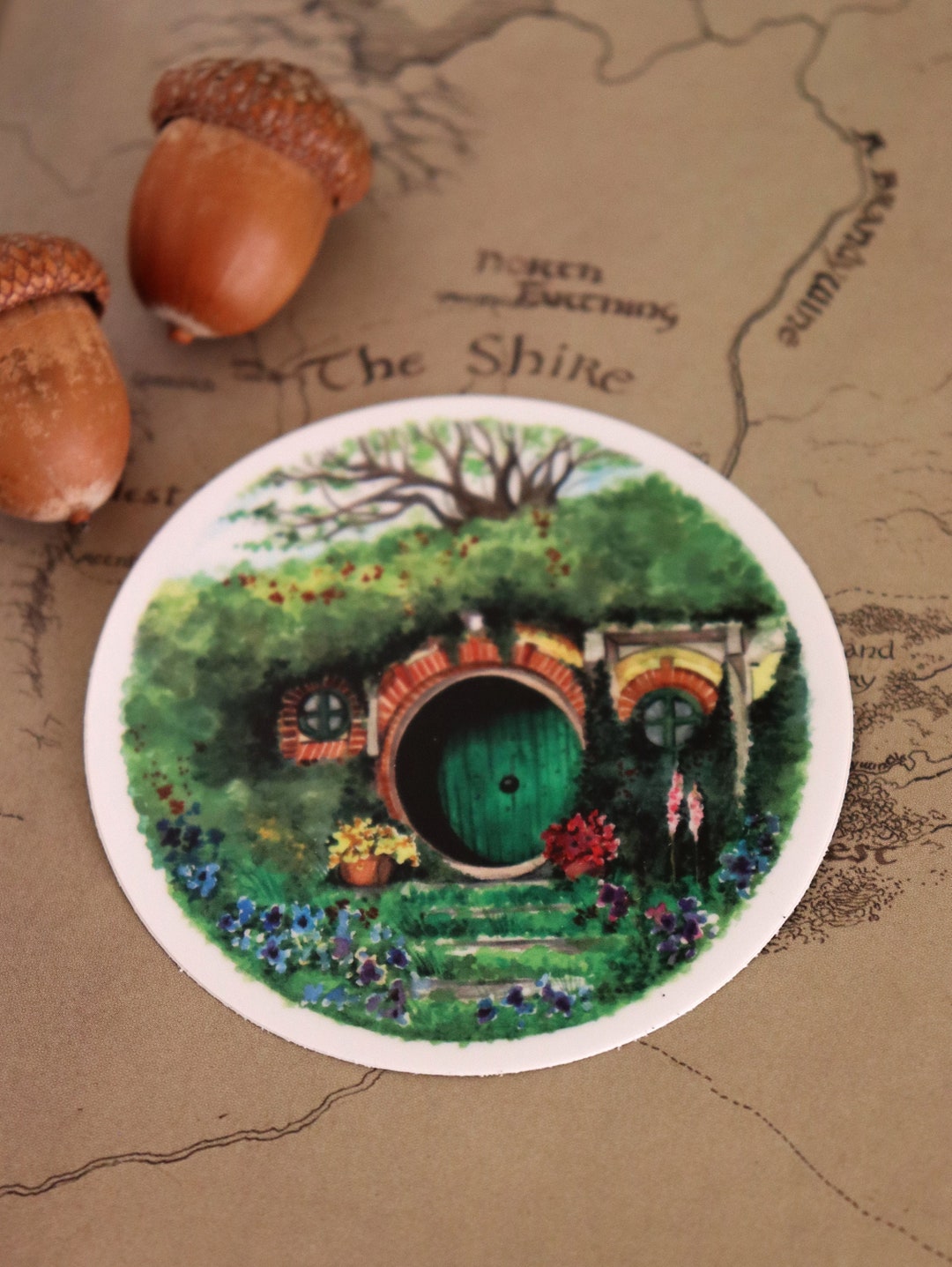 Hobbit Sticker, Hobbit Fan Art, Fantasy Sticker, Lord of the Rings ...