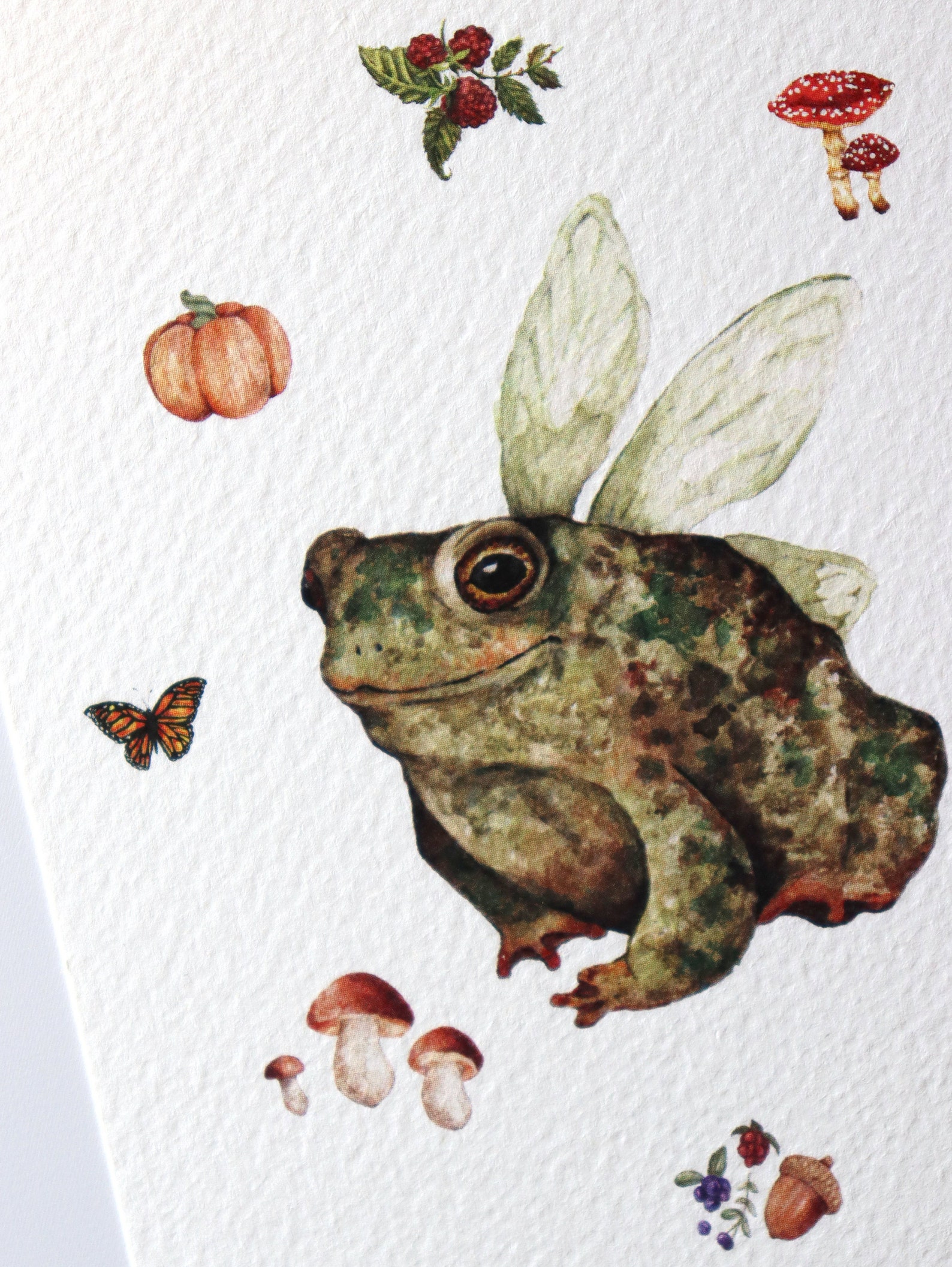 Toad Illustration, Frog Art, Animal Art, Whimsical Art, Forest Animals ...