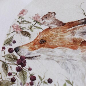 Cottagecore Fox, Fox Lover Gift, Woodland Animal Art, Fox Art Print ...