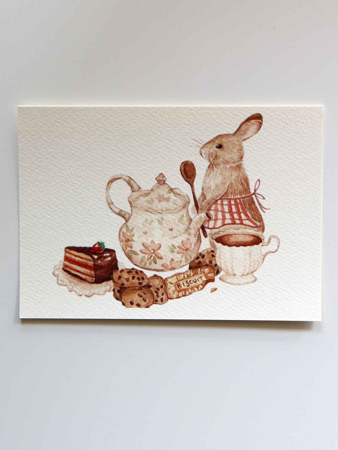 Food Illustration Print, Tea Art Print, Tea Lover Gift, Tea Time Art ...