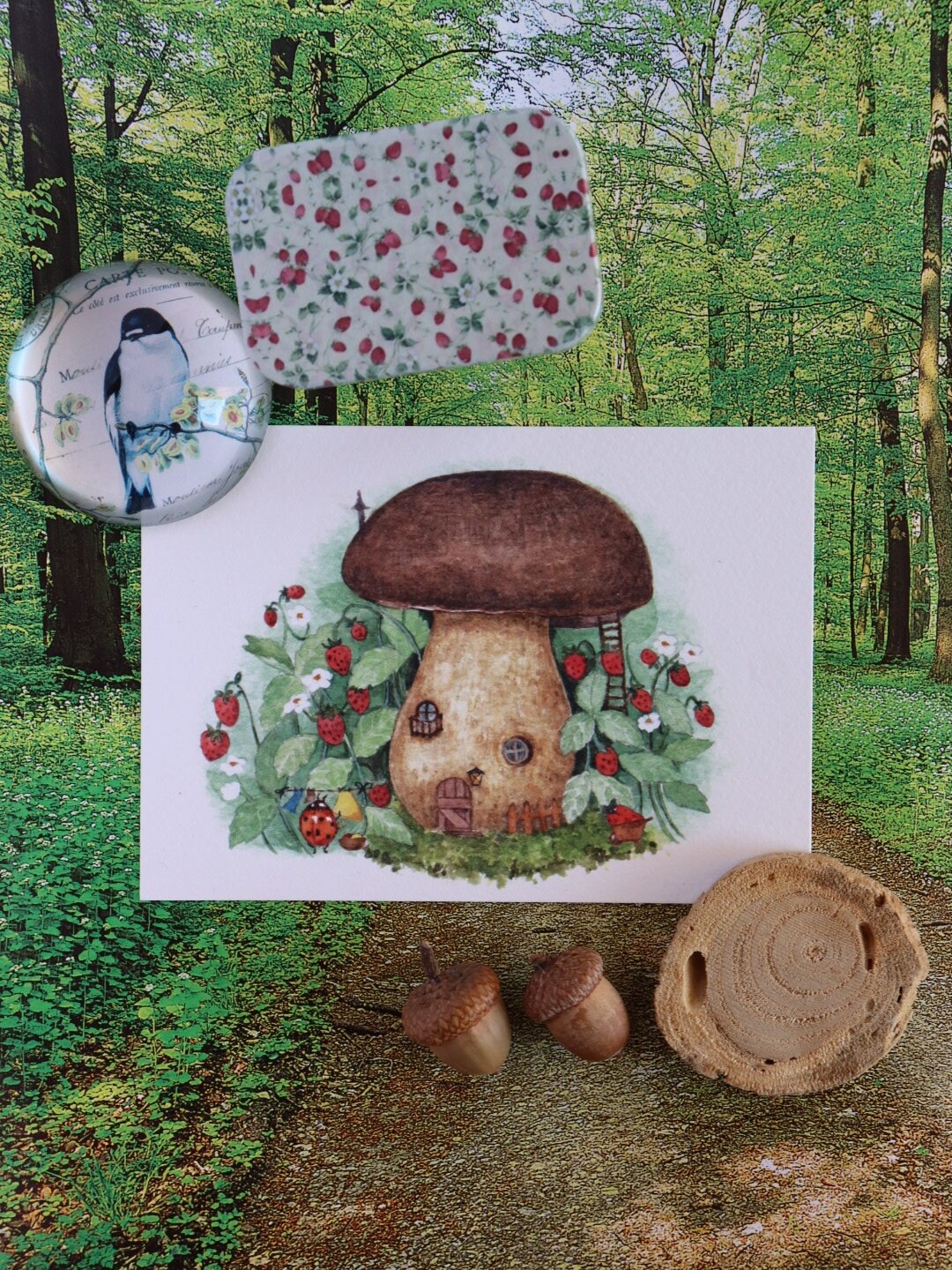 Cottagecore Aesthetic, Cottagecore Prints, Fairycore Art, Mushroom Art ...