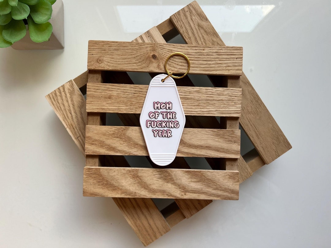Mom of the Year Motel Keychain • Keychains for Women • Gifts for Moms ...