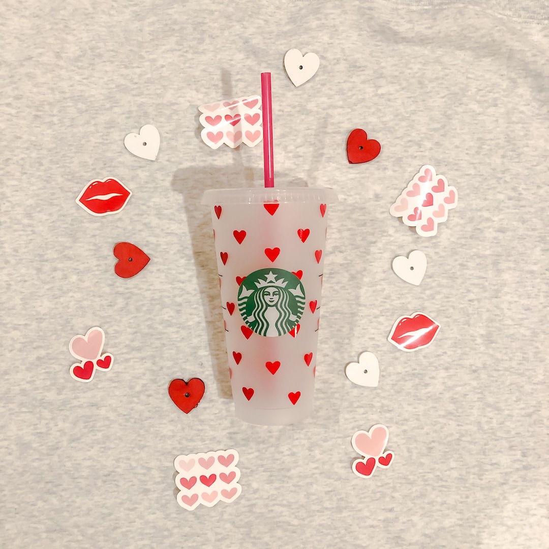 Valentine Starbucks Cup • Custom Starbucks Cold Reusable Cup • Cold Cup ...