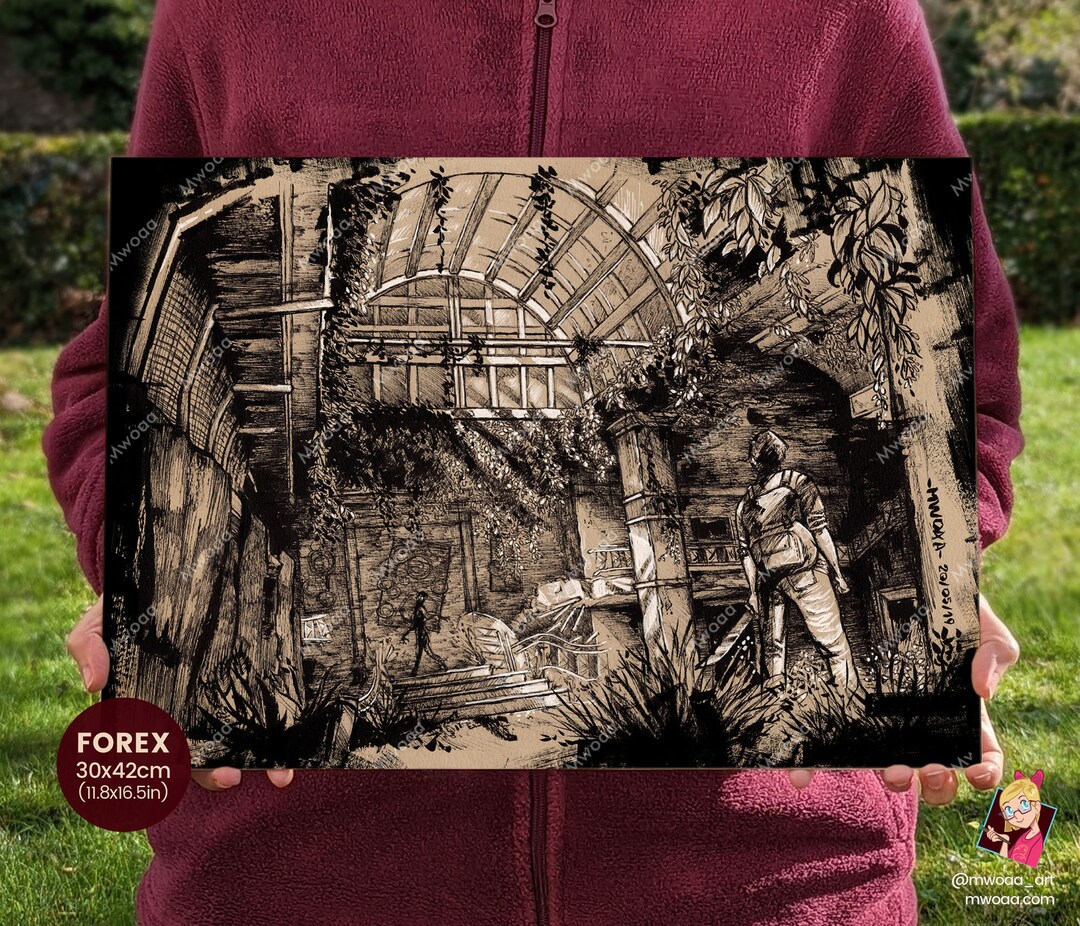 A3 FOREX (foamex) Print Out of My the Last of Us Illustration, Inspired ...