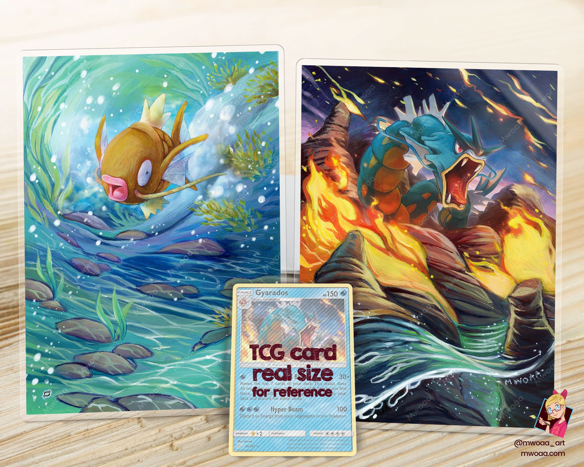 Magikarp Gyarados Art