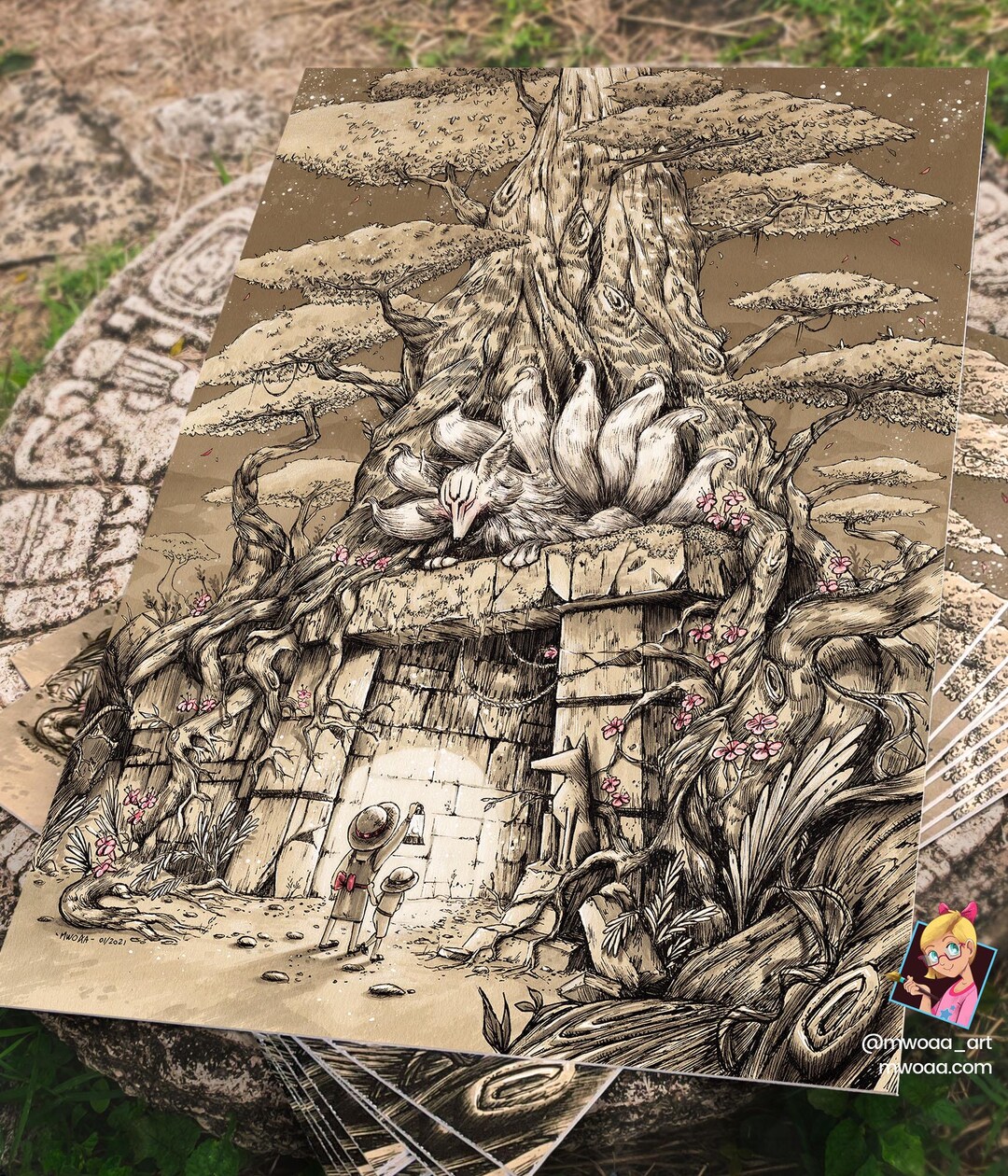 A3 FOREX (foamex) Print Out of My Guardian Illustration, Inspired by a ...