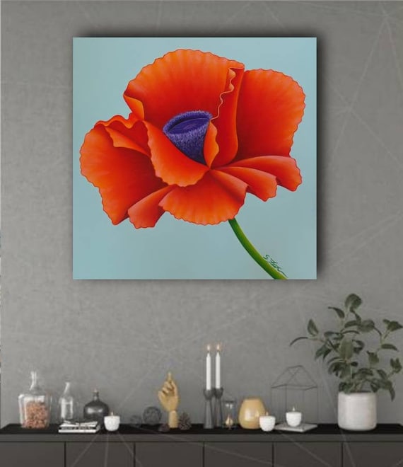 Poppies Art Canvas