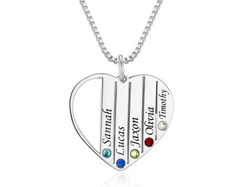 Five Name Necklace - Etsy