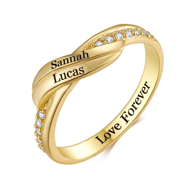 Infinity Women Ring - Etsy