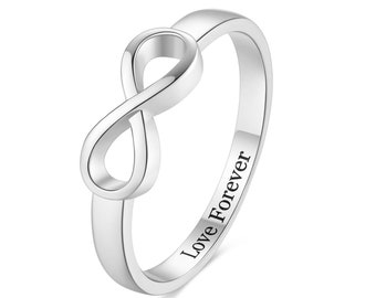 Infinity Name Ring - Etsy