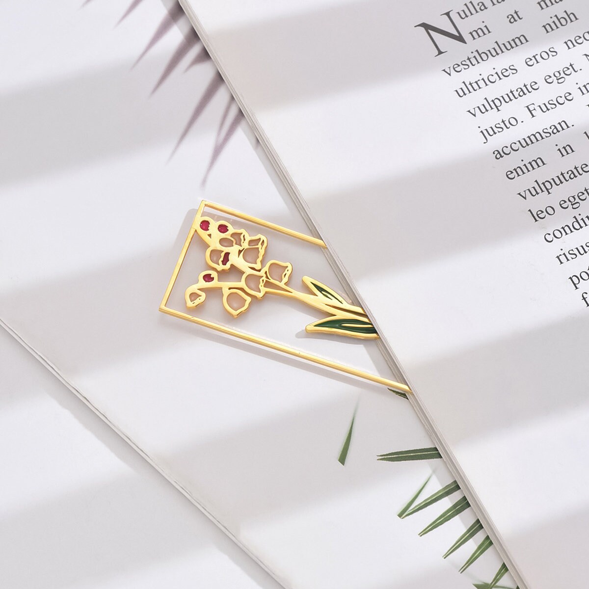 Personalized Birth Flower Book Markers, Custom Birth Flower Name ...
