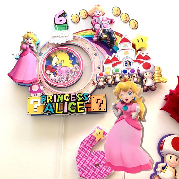 Princess Peach Birthday Party Decorations - Etsy