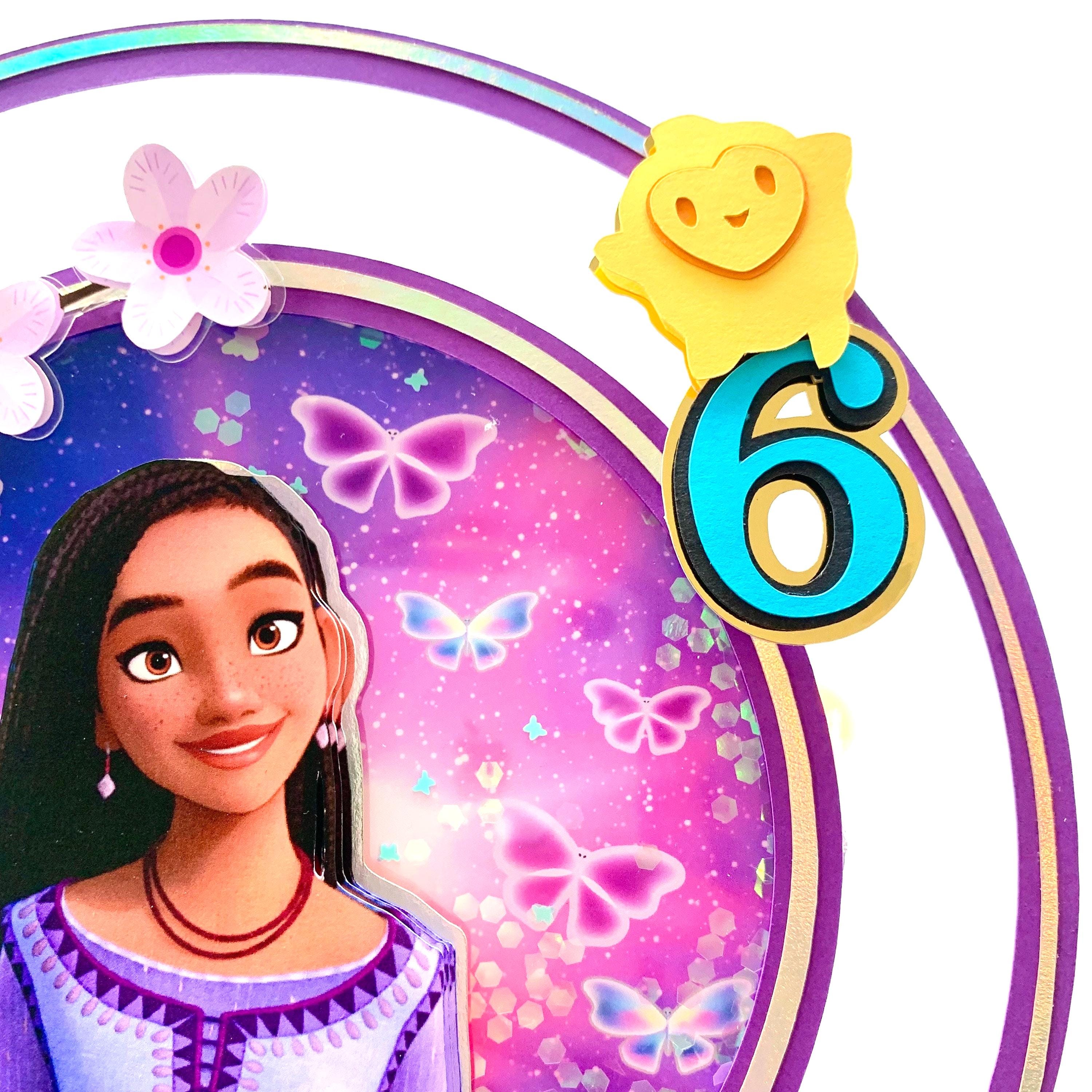 Disney Wish Cake Topper, Princess Asha Birthday Party Decorations, Wish ...