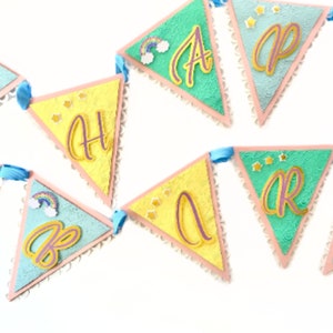 Personalized Unicorn Banner,rainbow Unicorn Birthday Banner,unicorn ...