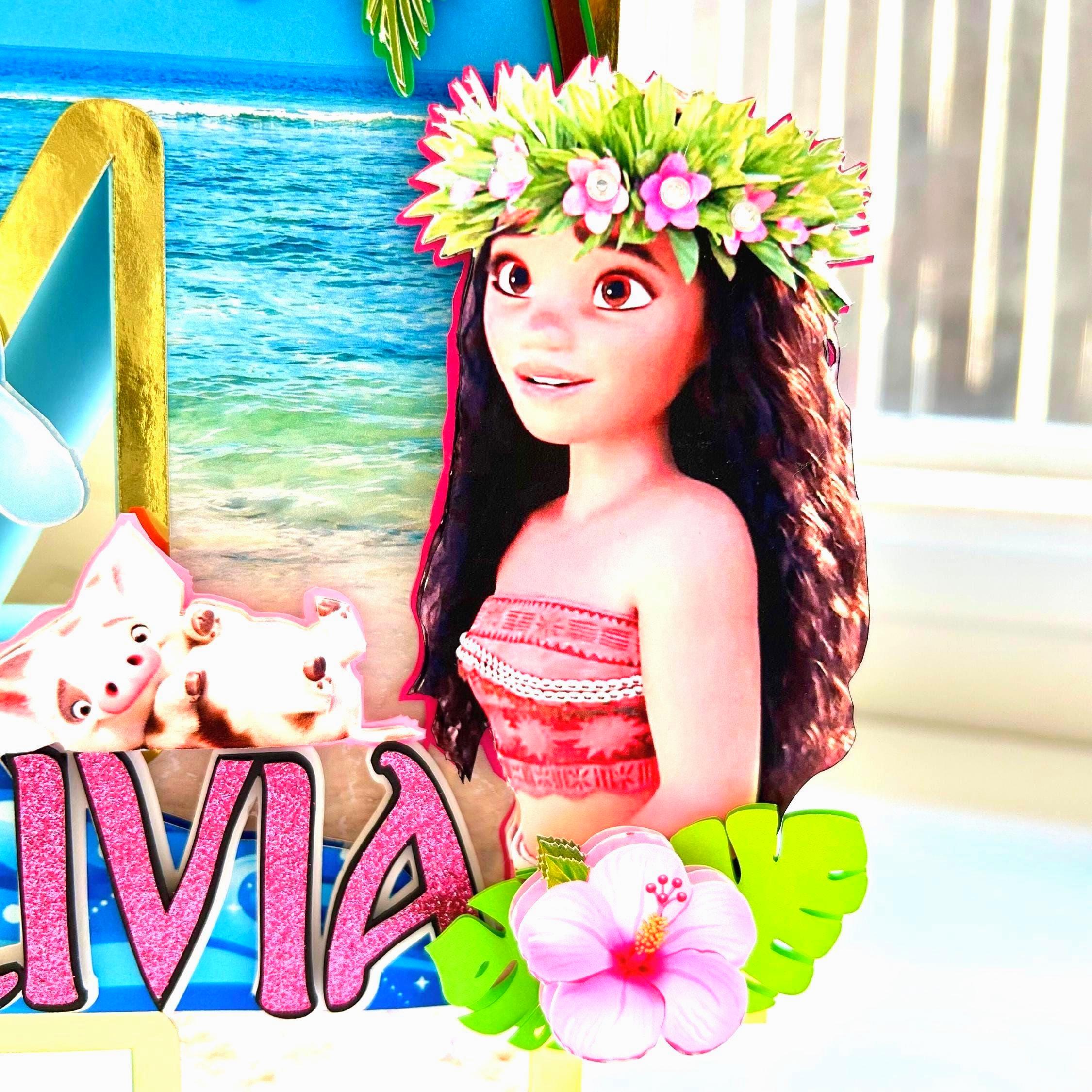 Moana Theme 3D Numbers, Moana Birthday Party Decorations, Moana Custom ...