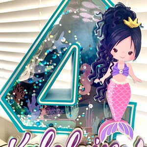 Ariel 3D Letter,little Mermaid Birthday Party Decorations,custom 3d ...