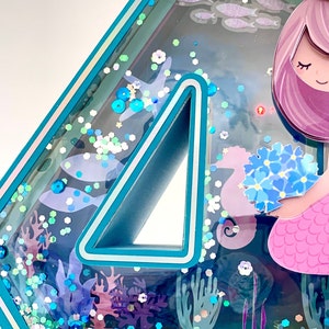 Ariel 3D Letter,little Mermaid Birthday Party Decorations,custom 3d ...