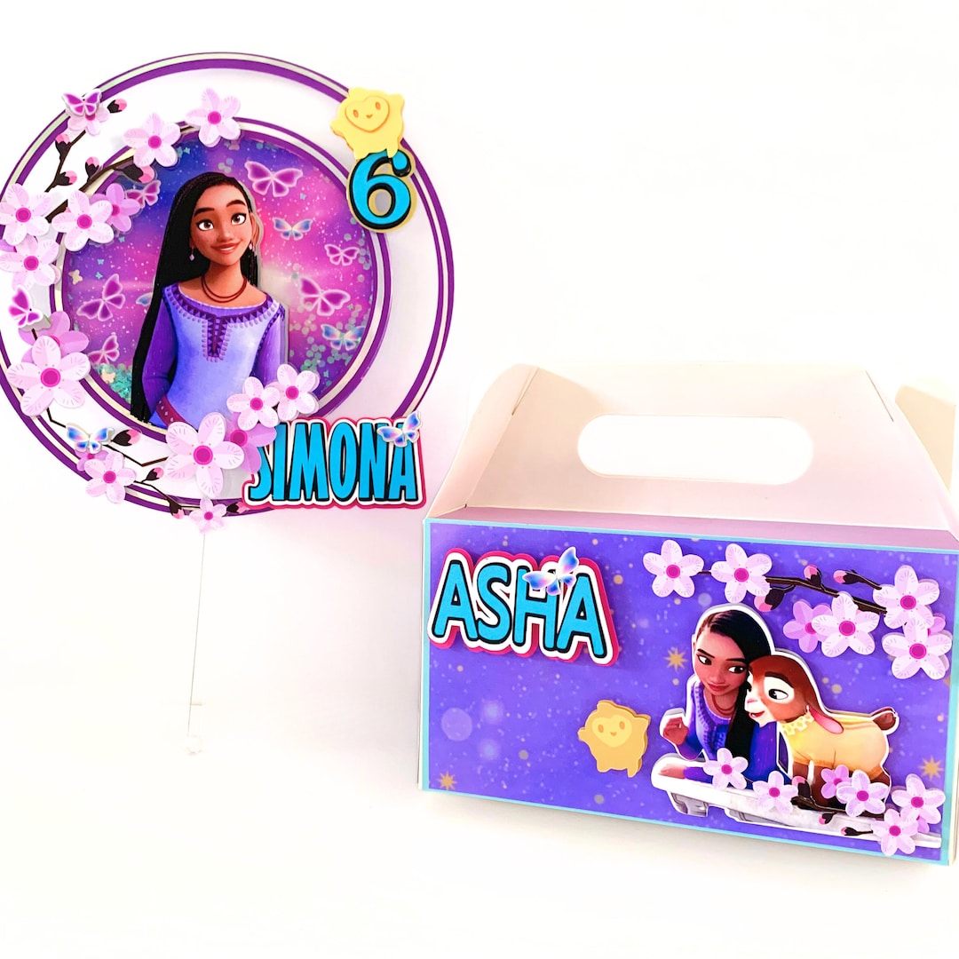 Magical Disney Wish Birthday Party Kit, Princess Asha Decor, Wish Party ...