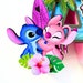 Stitch & Angel 3D Letters, Stitch Angel Party Decorations, Stitch ...