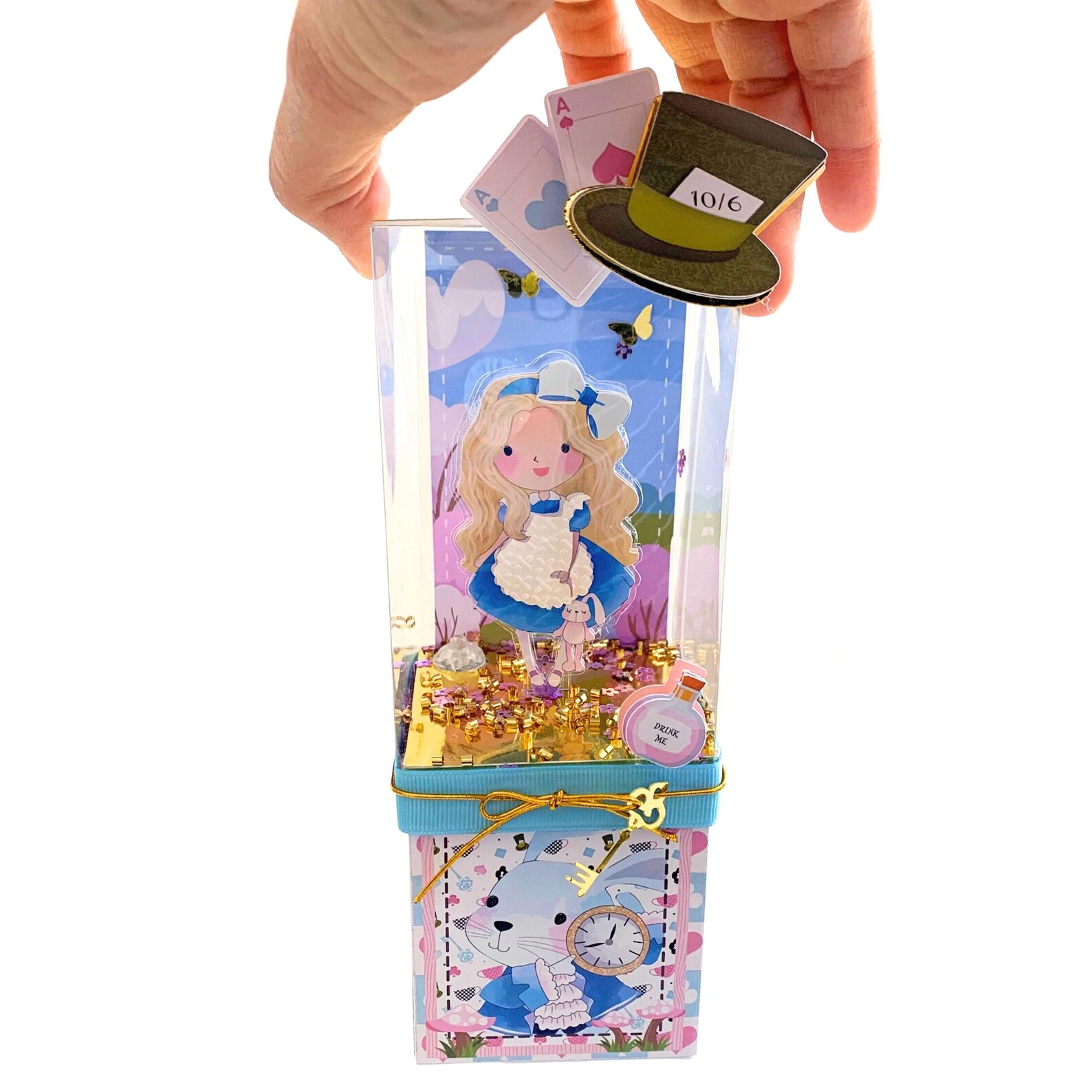 Alice in Onederland Favor Boxes, Wonderland 1st Birthday Party ...