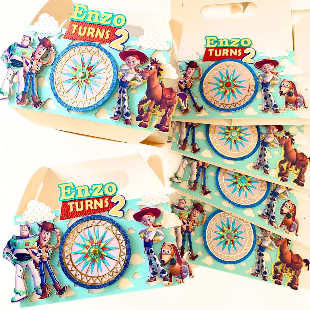 Toy Story Birthday Gable Box, Woody and Buzz Party Decorations, Toy ...