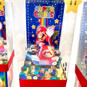 Super Mario Bros Favor Boxes,party Decorations, Mario Custom Birthday ...