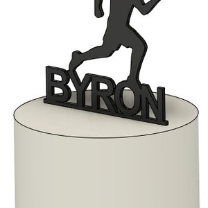 Customizable Runner Cake Topper - Etsy