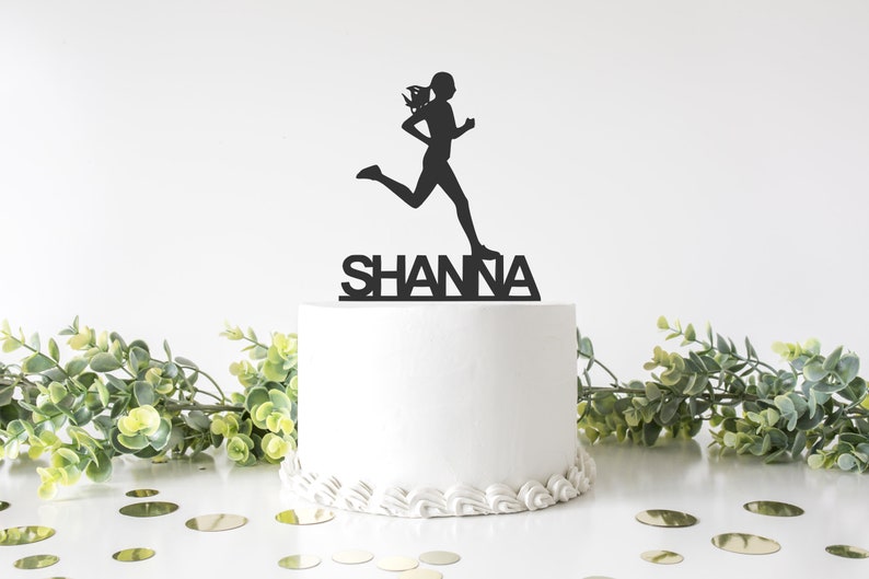 Customizable Runner Cake Topper - Etsy