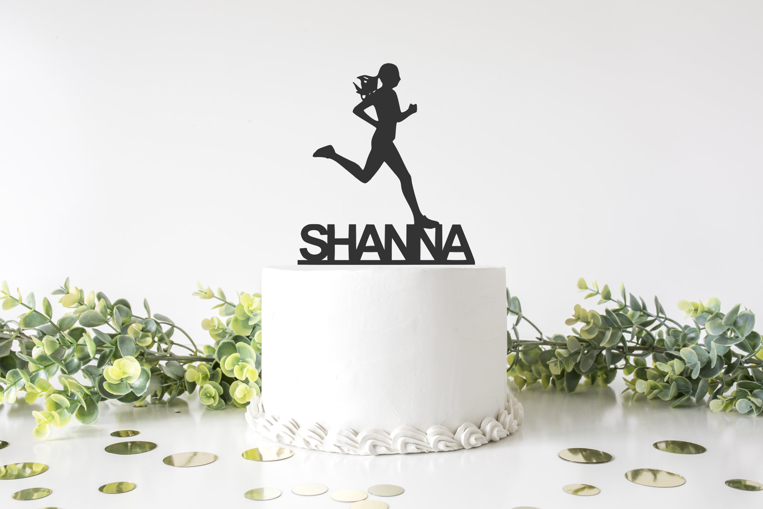 Customizable Runner Cake Topper - Etsy