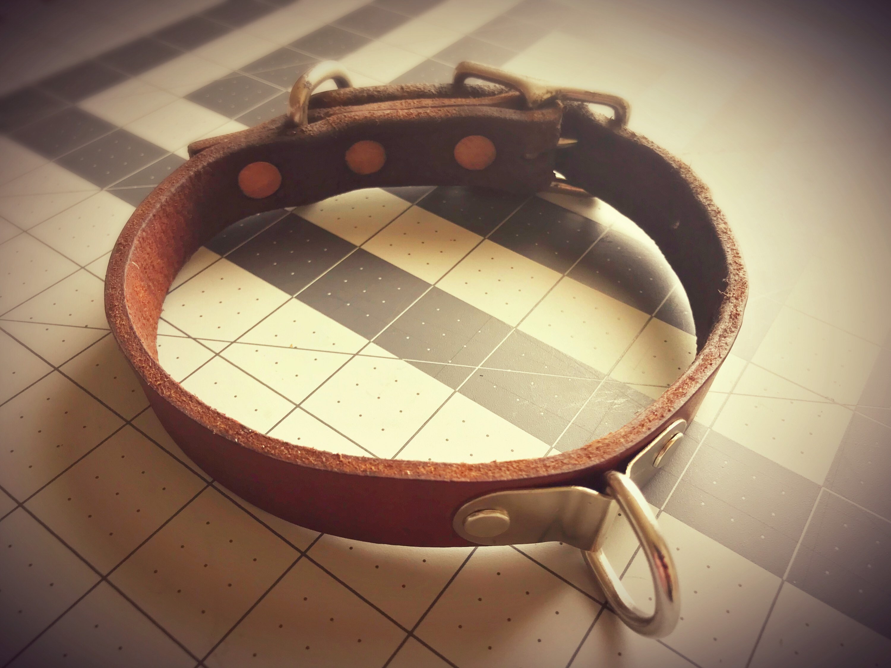 Copper Rivet Stirrup Strap O Ring BDSM Collar DDLG or | Etsy