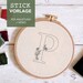 Embroidery Template Letter "p" Monogram With Instructions and Video ...