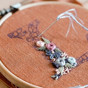 Embroidery Template Letter "o" Monogram Filled With Instructions and ...