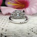 Antique Edwardian Style 2.80 Cts Round Cut Diamond Three Stone - Etsy