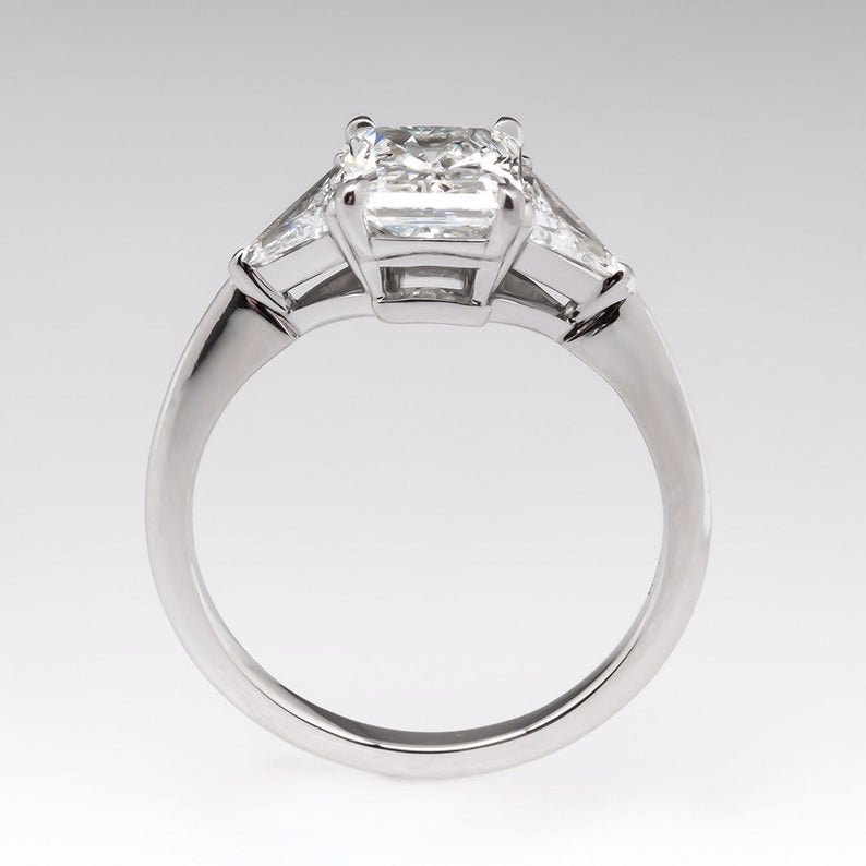 3.60 ctw Engagement Ring 3 Stone Engagement Ring CZ | Etsy