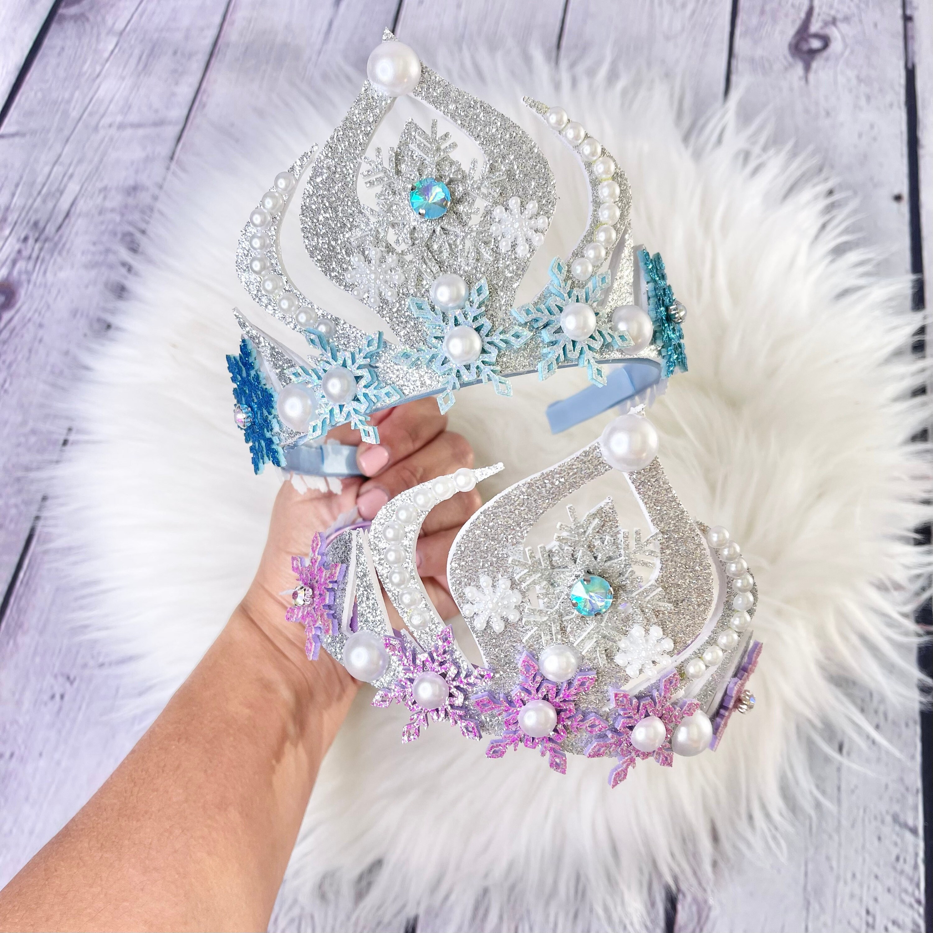 Elsa Frozen Tiara, Princess Crown Headband for Girl, Personalized ...